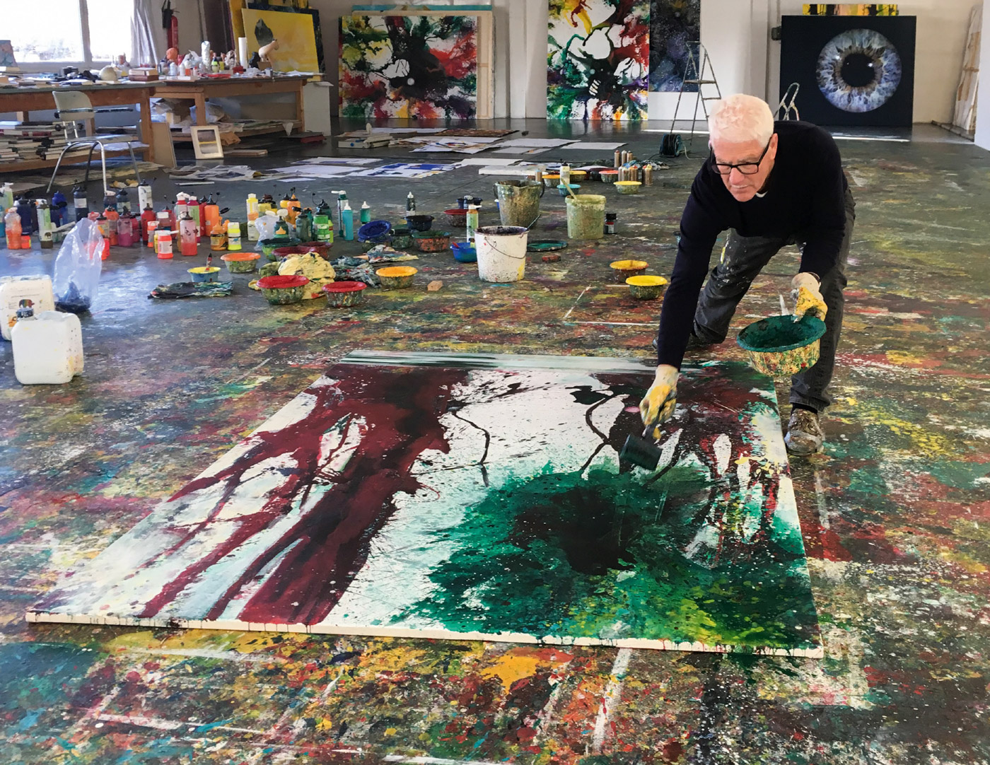 Artworks of Bernd Zimmer, available in the Gallery Fetzer